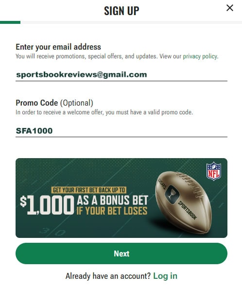 Caesars Sportsbook Promo Code SFA1000: Double Winnings on Next 10 Bets