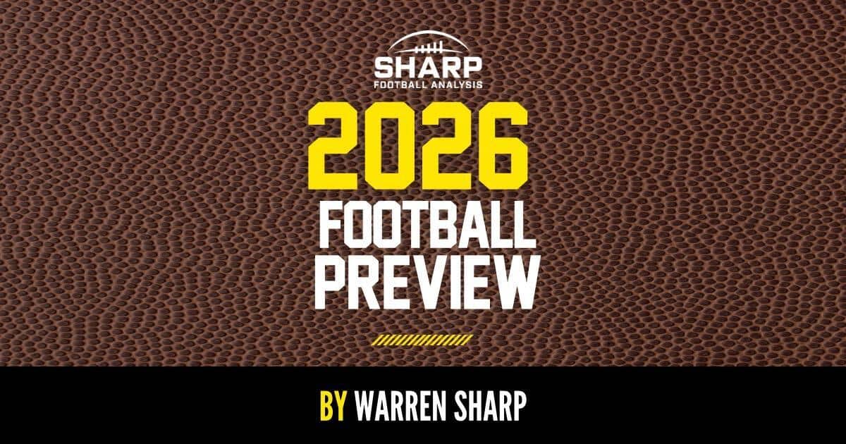 Warren Sharp's Book: 2026 Football Preview | Sharp Football Analysis
